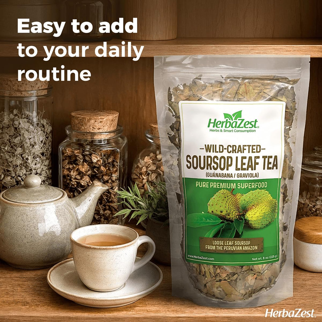 Soursop leaf tea for relaxation