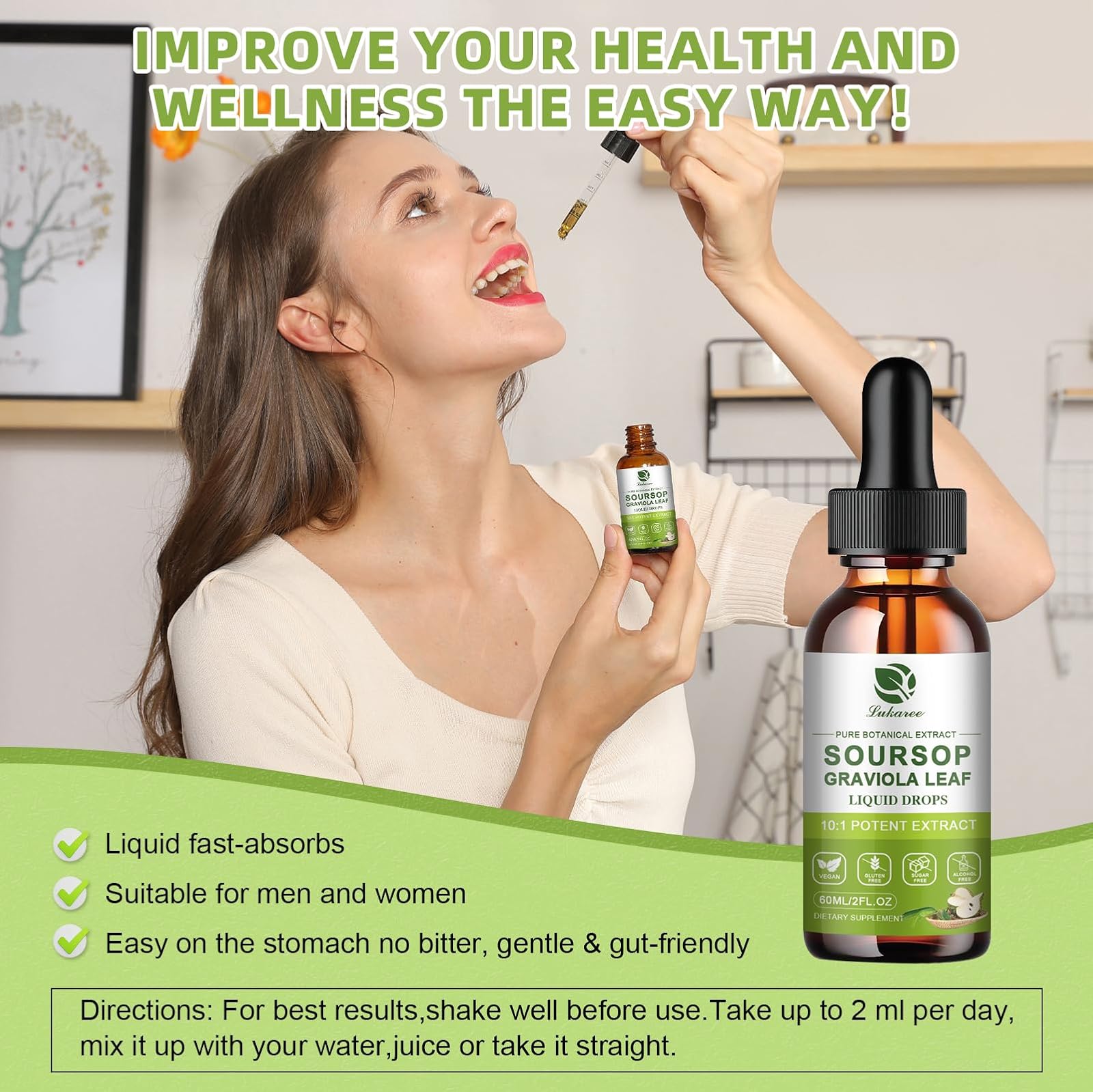 Soursop leaves extract for immune support
