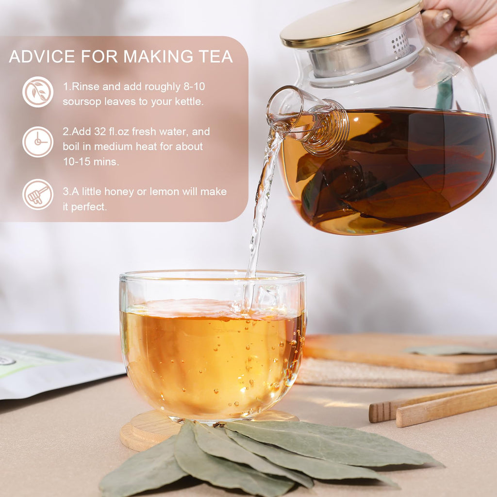 soursop leaves for wellness tea