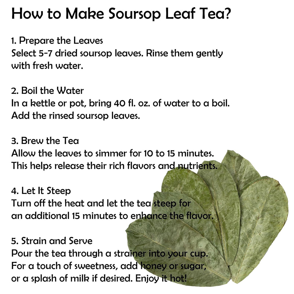 Soursop leaves for wellness tea
