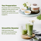 soursop leaves powder for calming tea