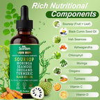 Soursop liquid drops for detox