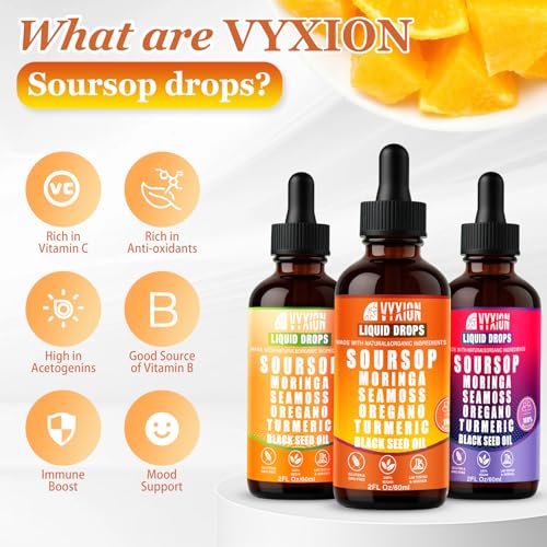 Soursop liquid drops for wellness