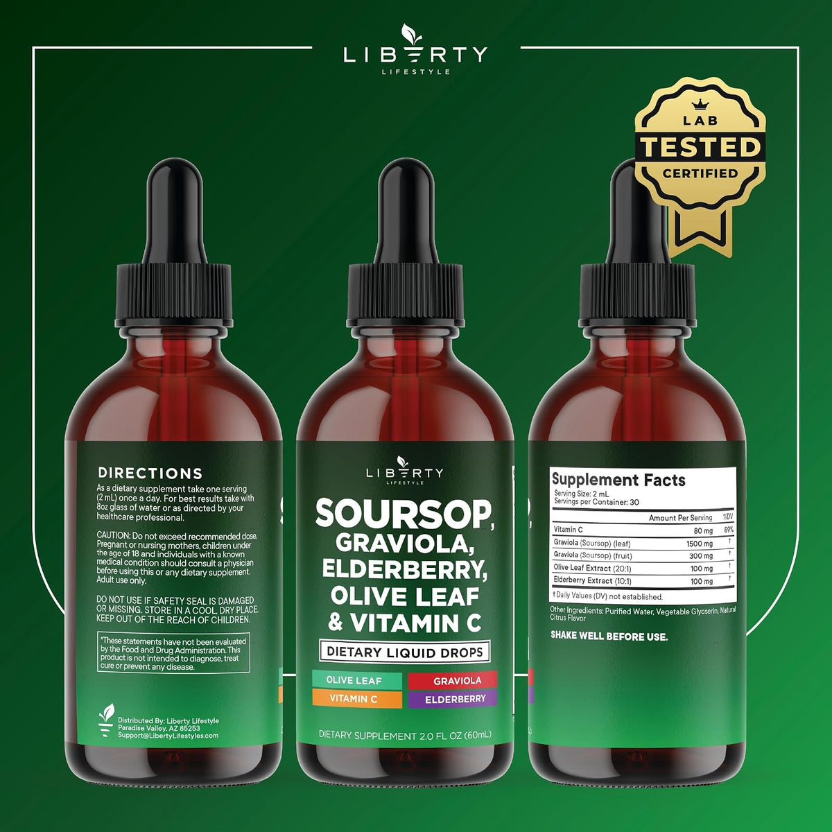 Soursop liquid for healthy lifestyle