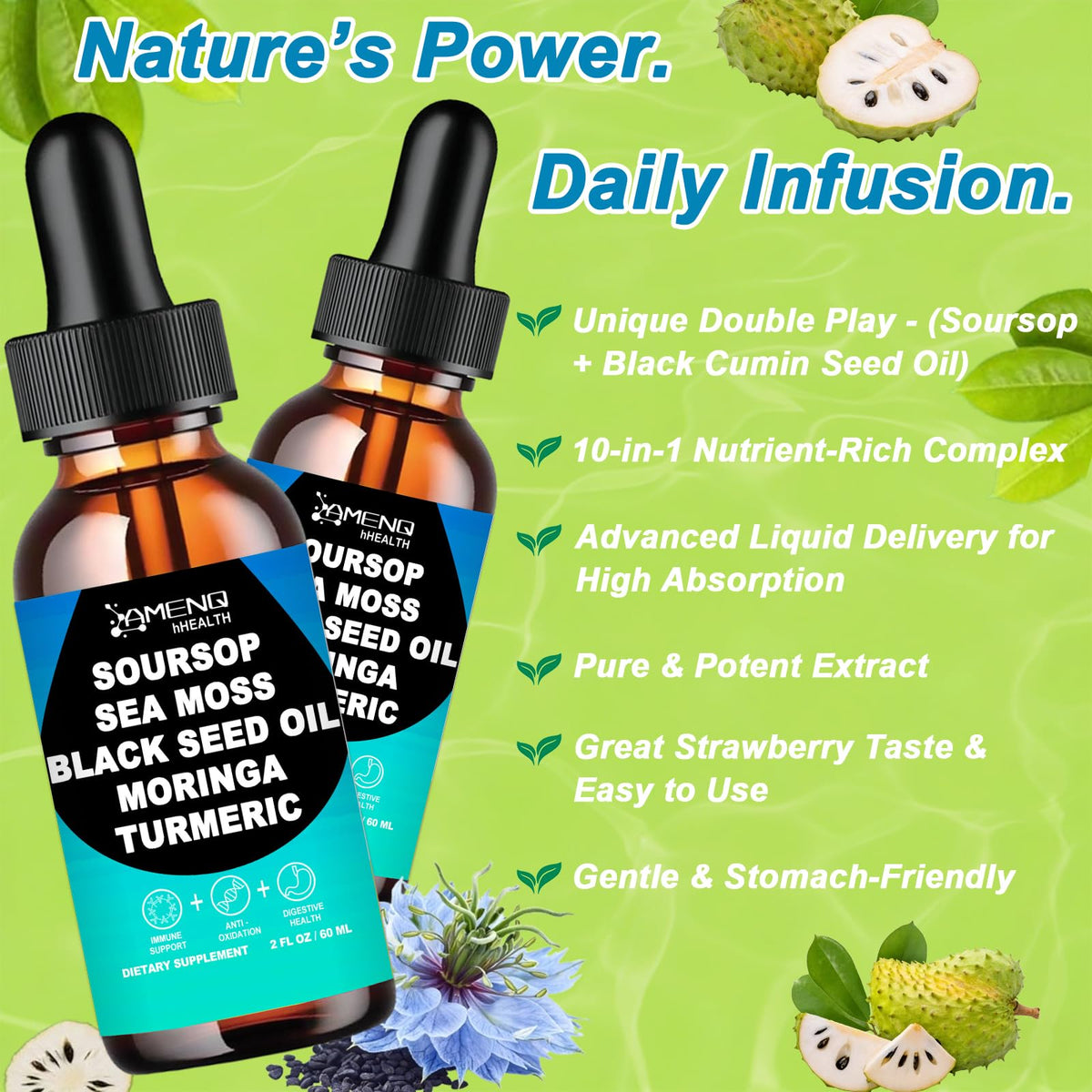 Soursop multivitamins for daily energy