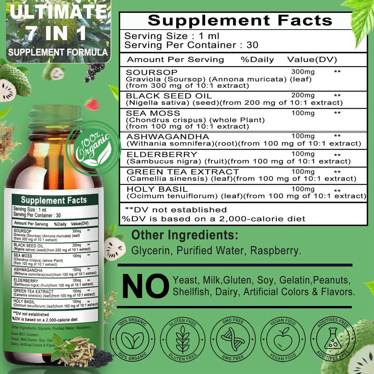 Soursop superfood multimineral health boost