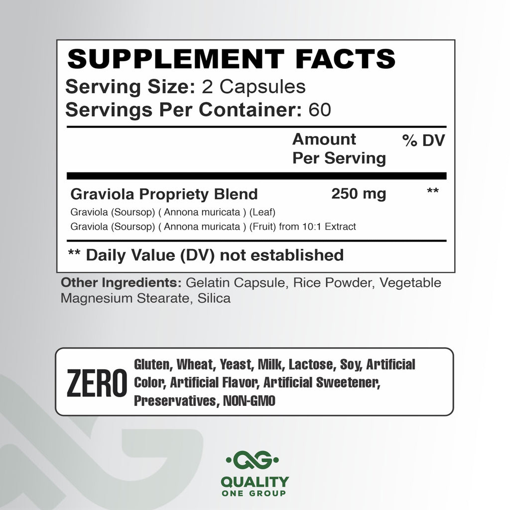 Soursop supplement for vitality