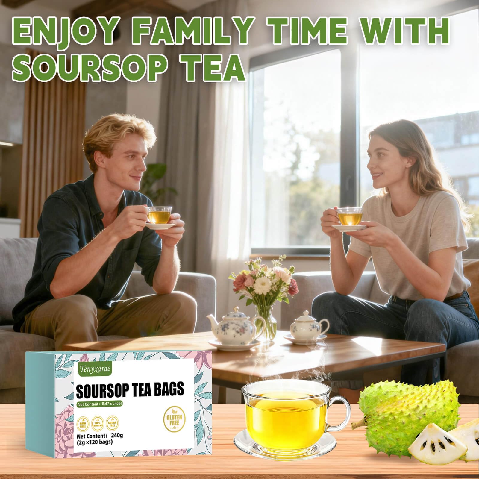 soursop tea bags for daily hydration