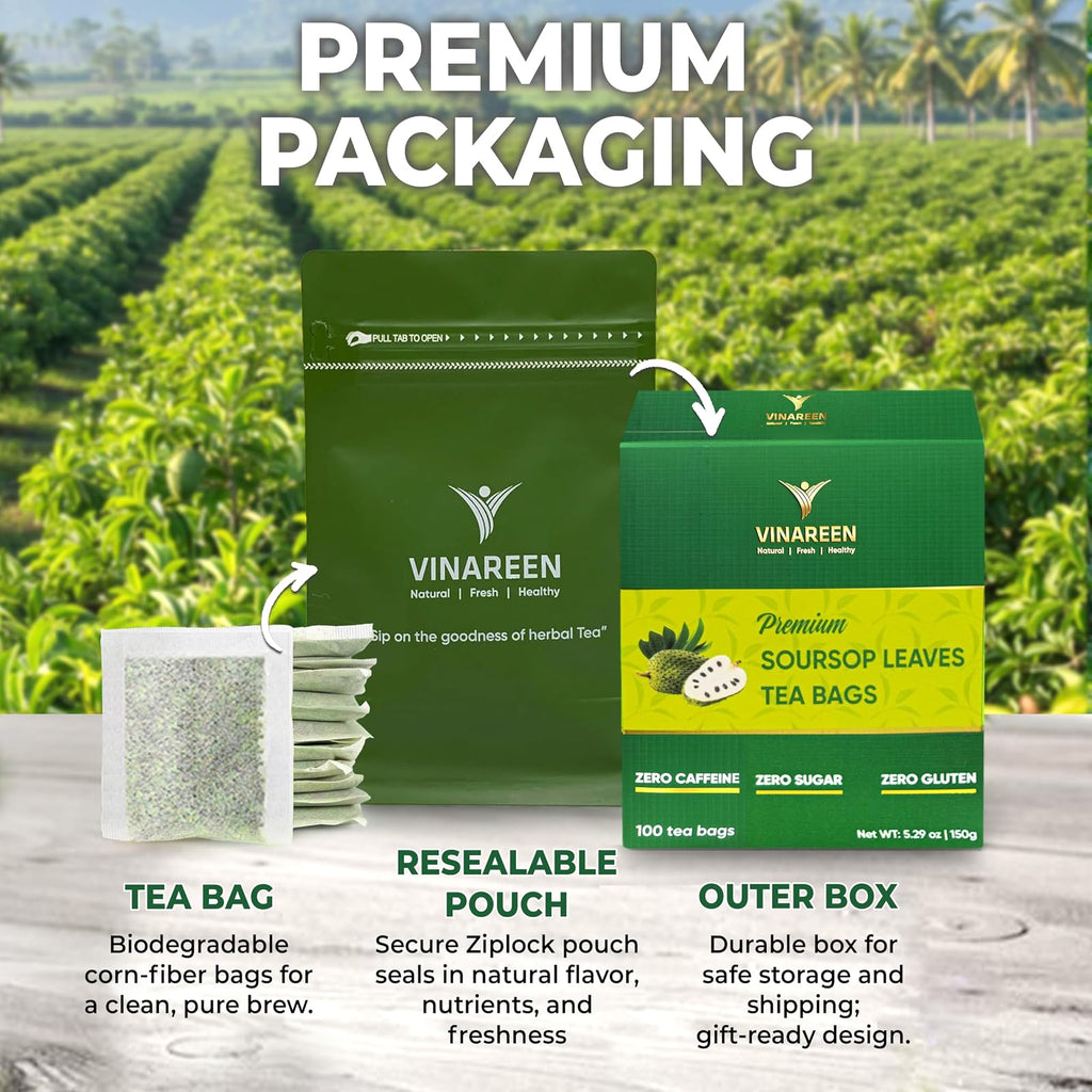 soursop tea bags for easy brewing