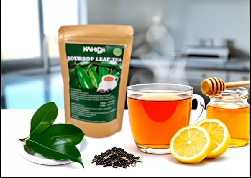 Soursop tea bags for relaxation