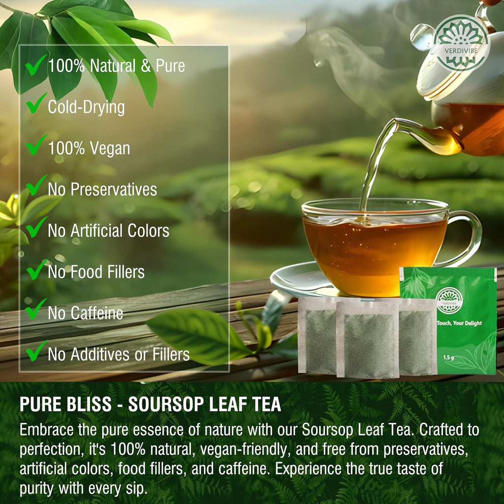 soursop tea bags for wellness