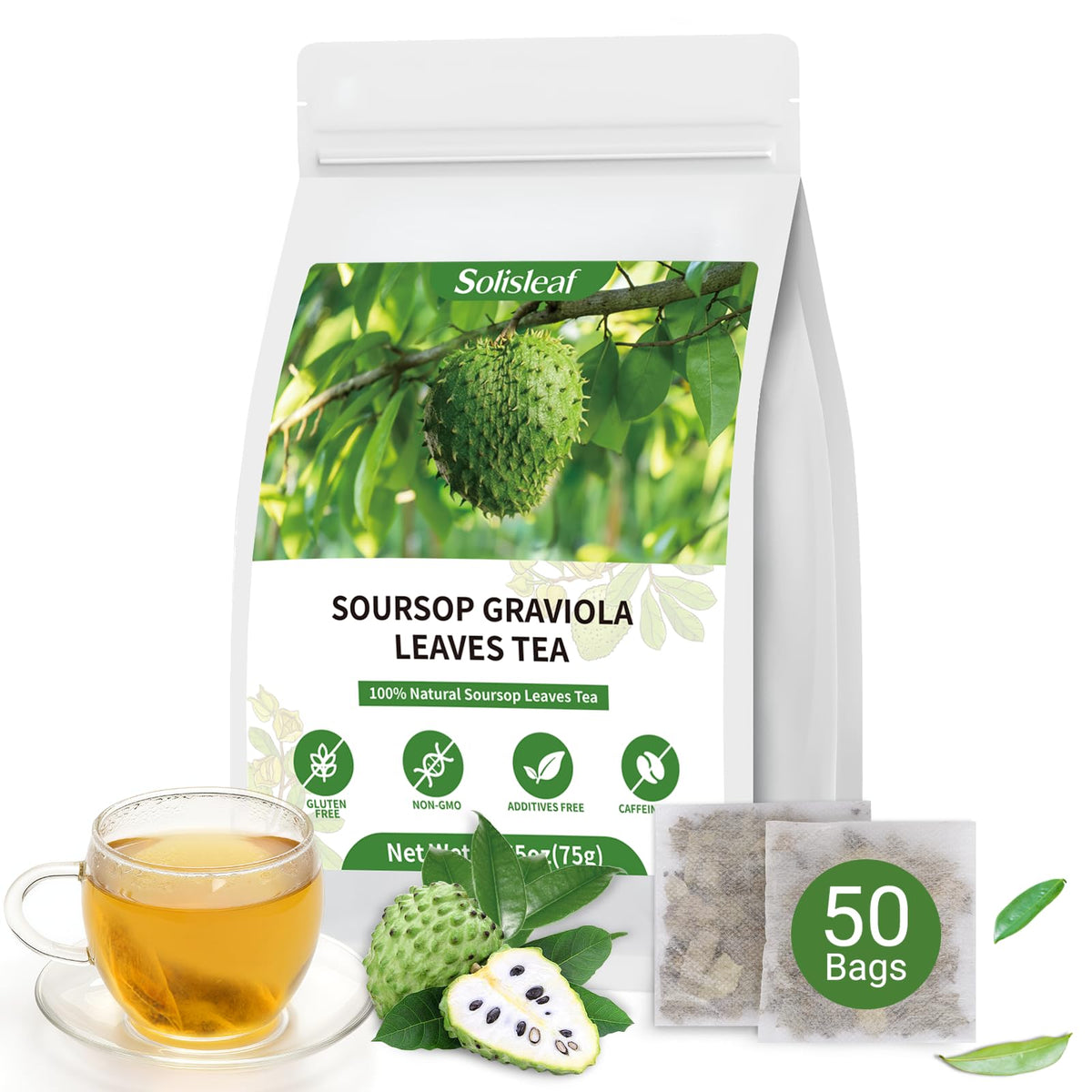 soursop tea bags for wellness