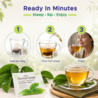 Soursop tea bags in convenient pack
