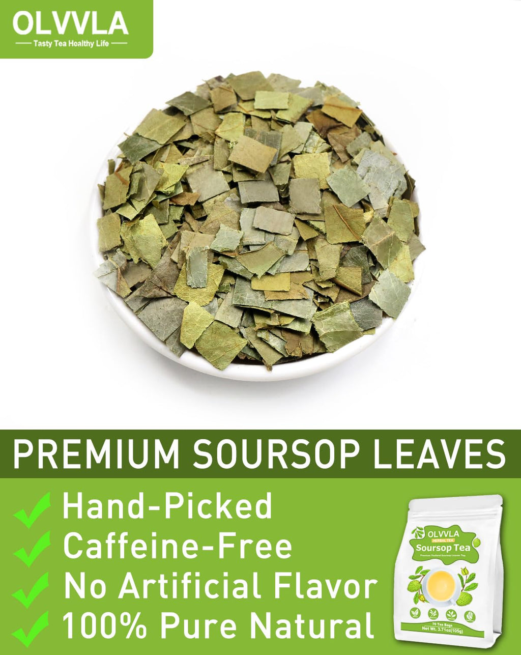 Soursop tea bags rich in antioxidants