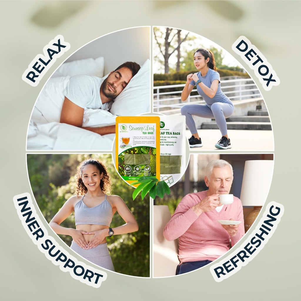 Soursop tea for digestive health support