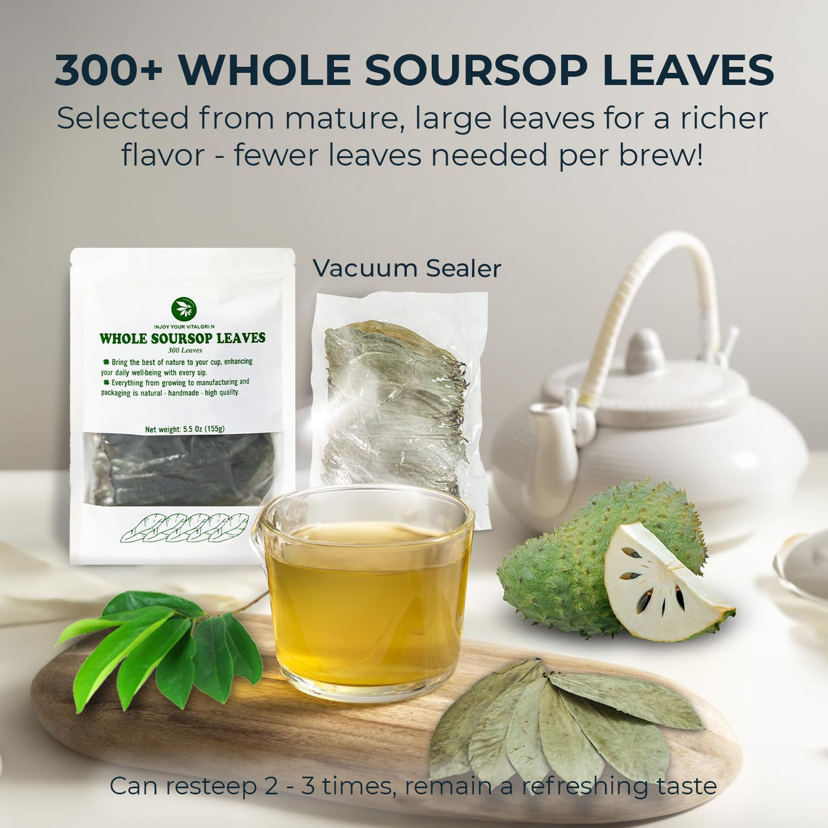 Soursop tea for digestive health