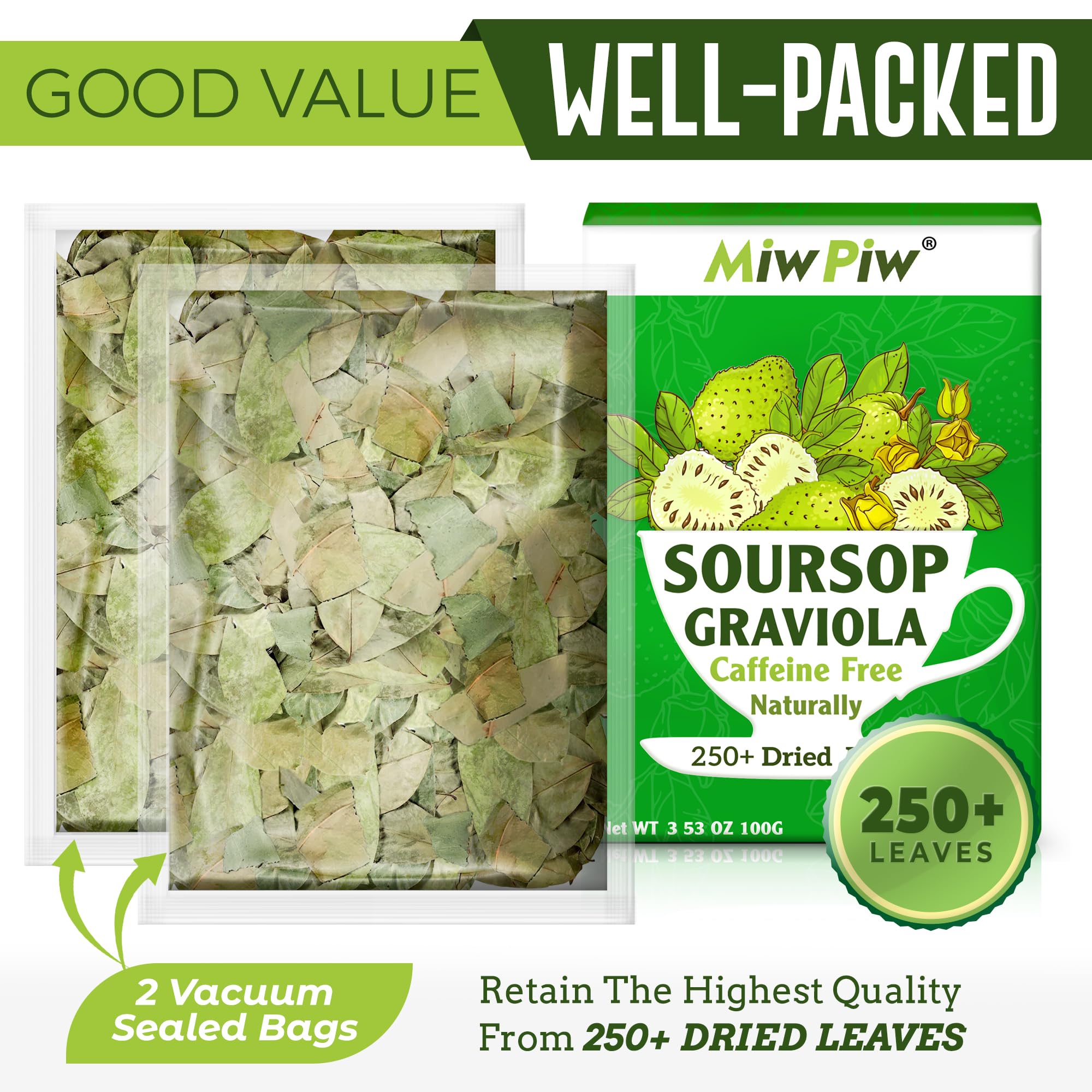 Soursop tea for wellness support