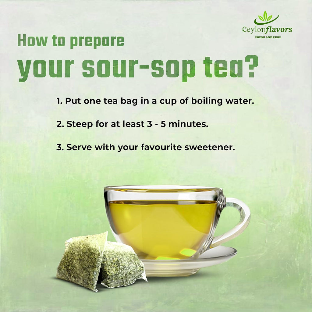 Soursop tea leaves for wellness