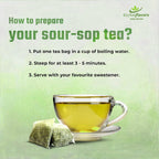Soursop tea leaves for wellness