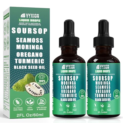 Soursop turmeric curcumin liquid drops