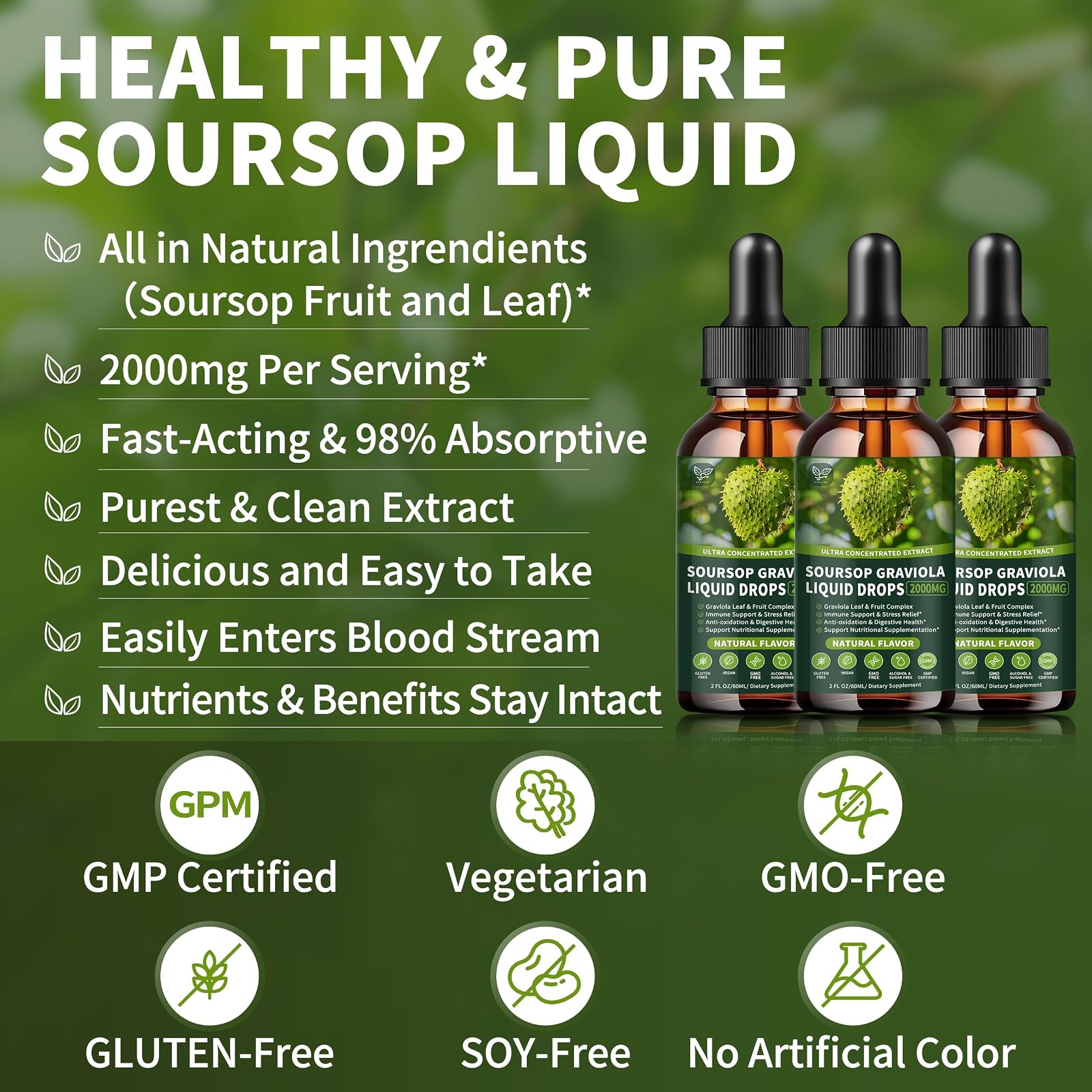 Soursop whole food multivitamin benefits