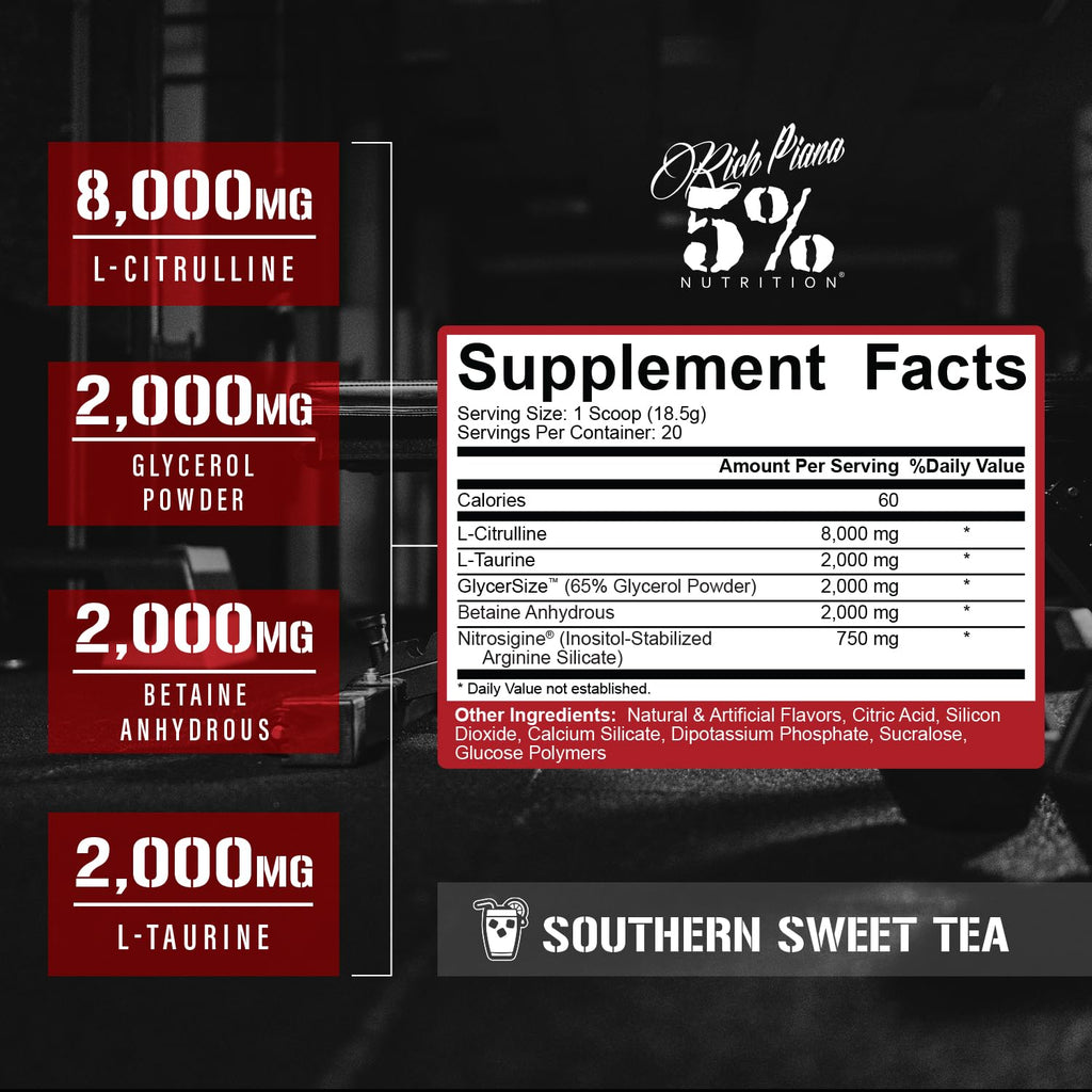 Southern Sweet Tea flavour pre workout
