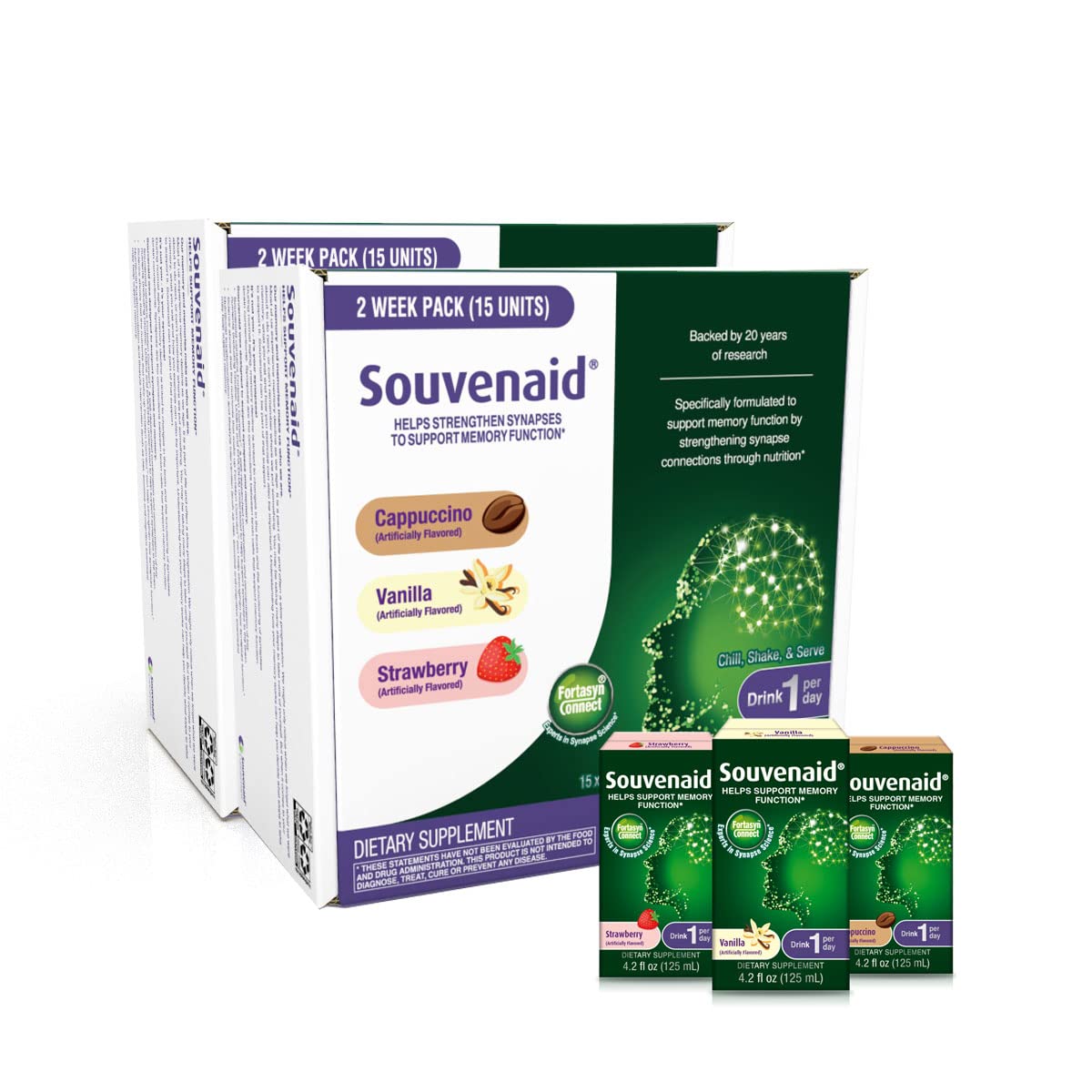 Souvenaid memory support drink pack