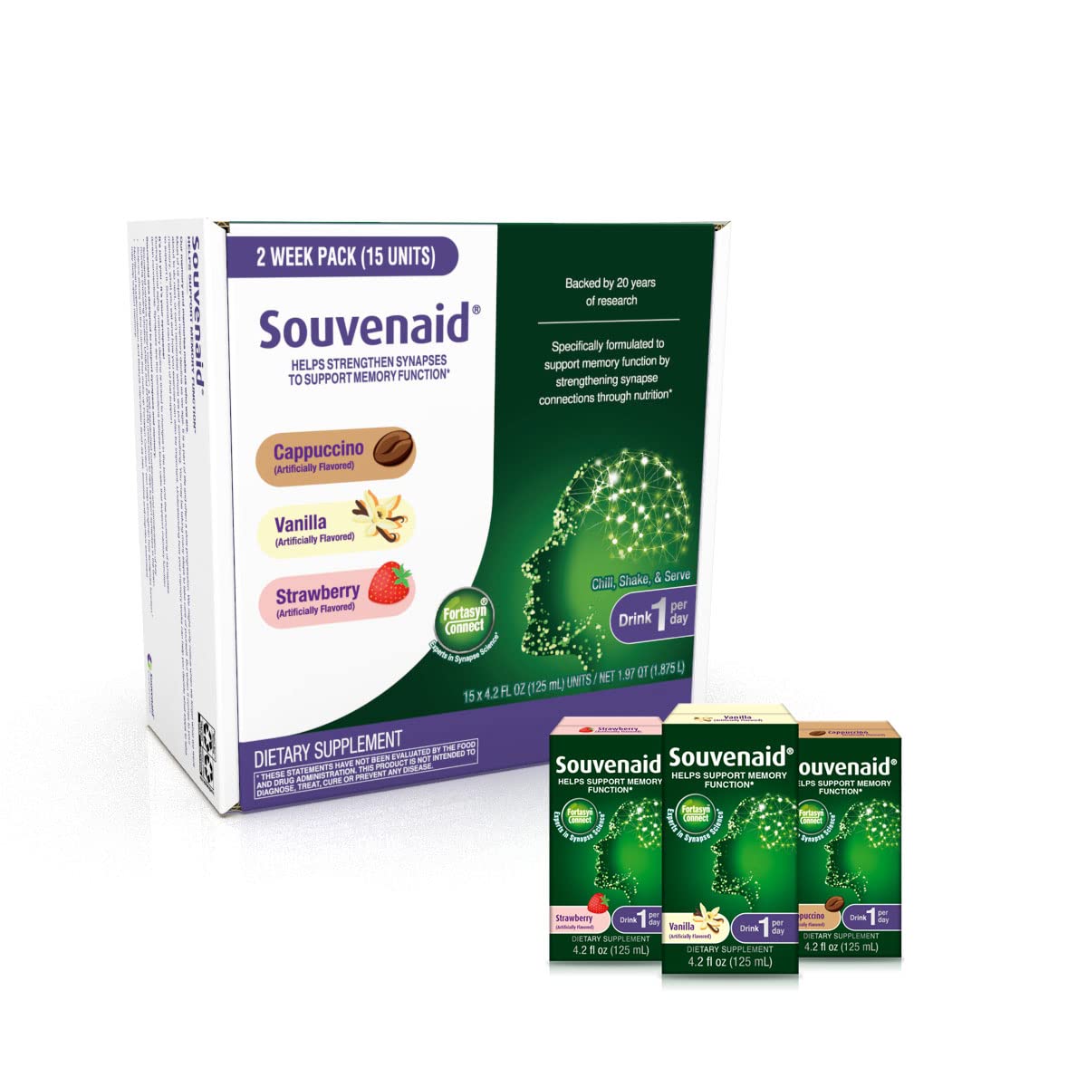 Souvenaid memory support drink variety