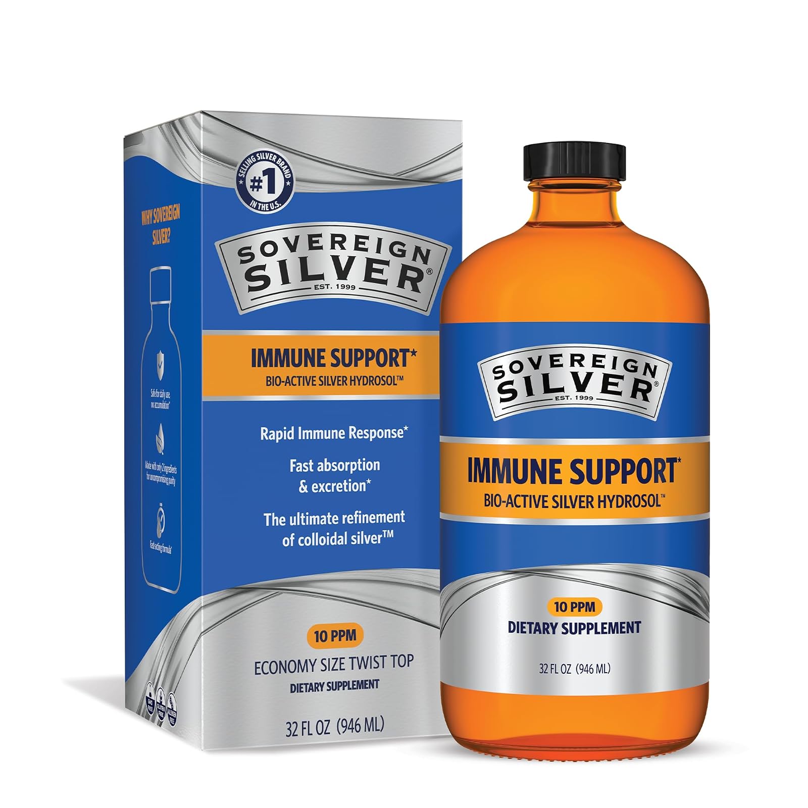Sovereign Silver immune support liquid