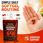 Sovexa Cayenne softgels for energy boost