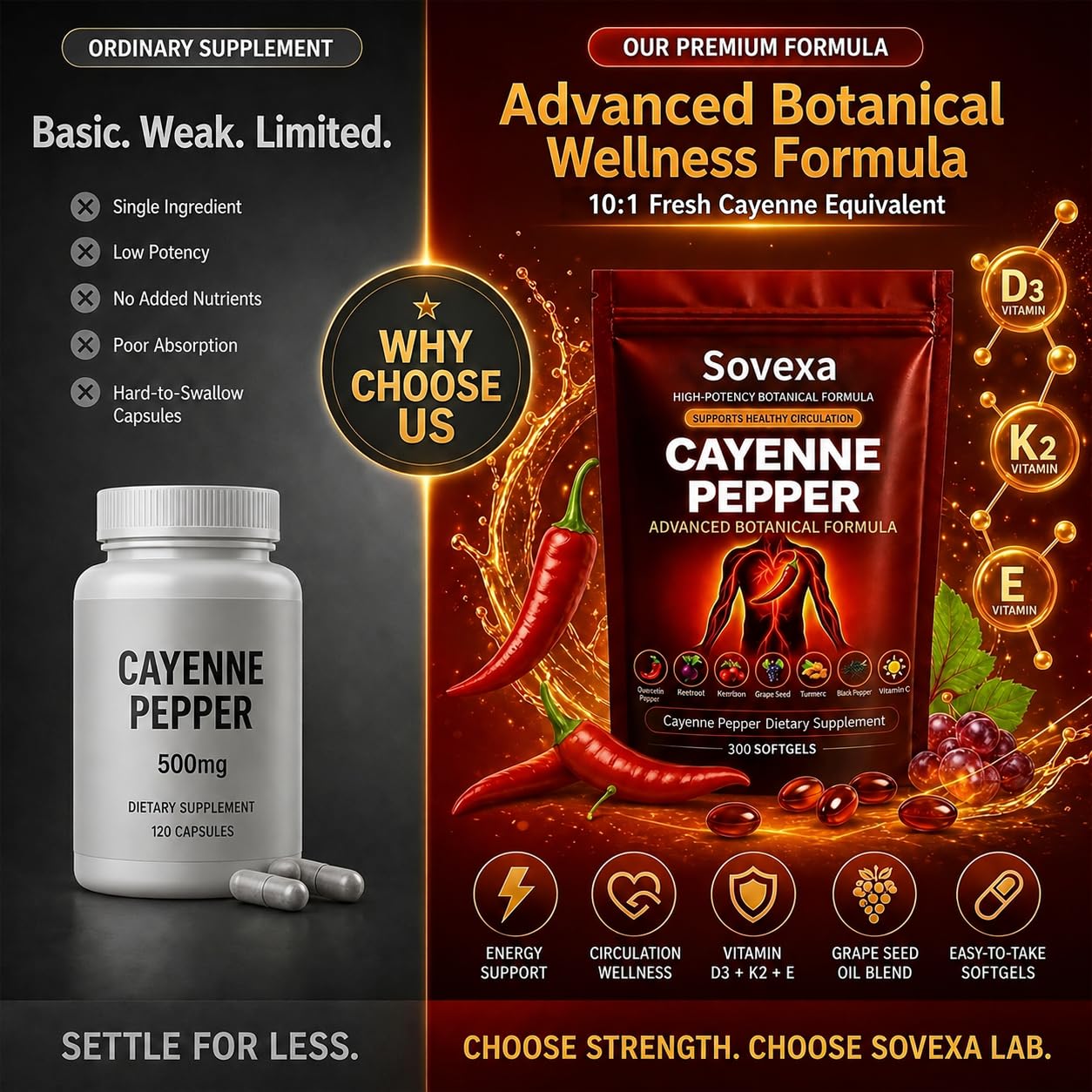 Sovexa herbal supplement for metabolism