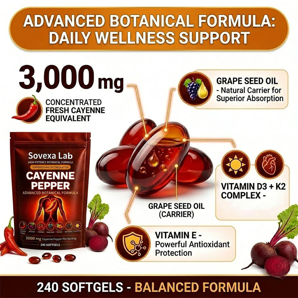 Sovexa Lab cayenne pepper benefits