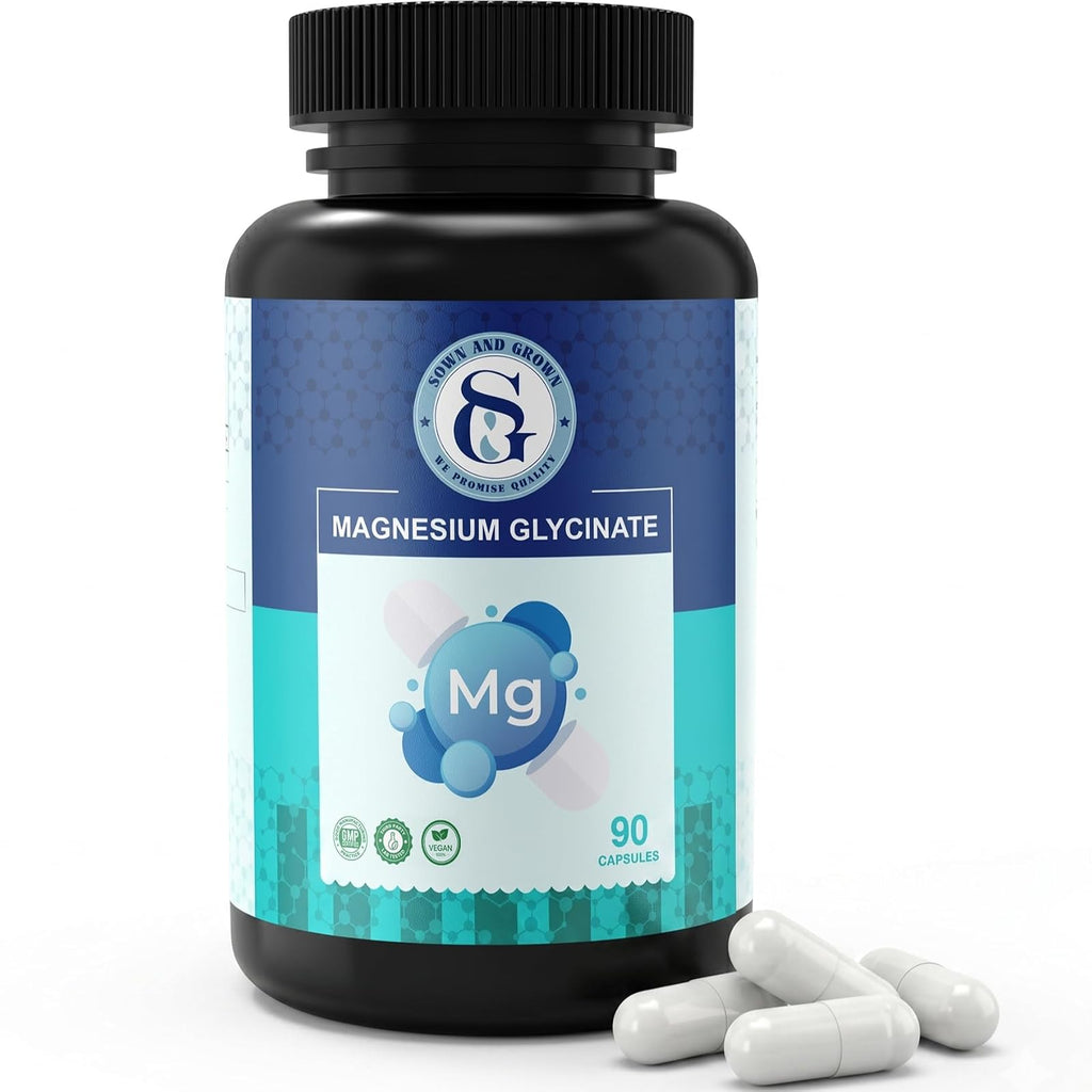 Sown and Grown magnesium glycinate capsules