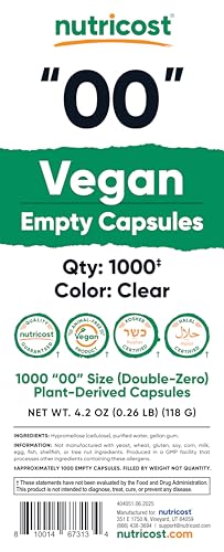 soy-free empty capsules for vitamins