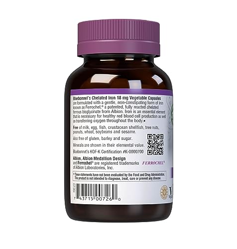 Soy-free iron capsules for wellness