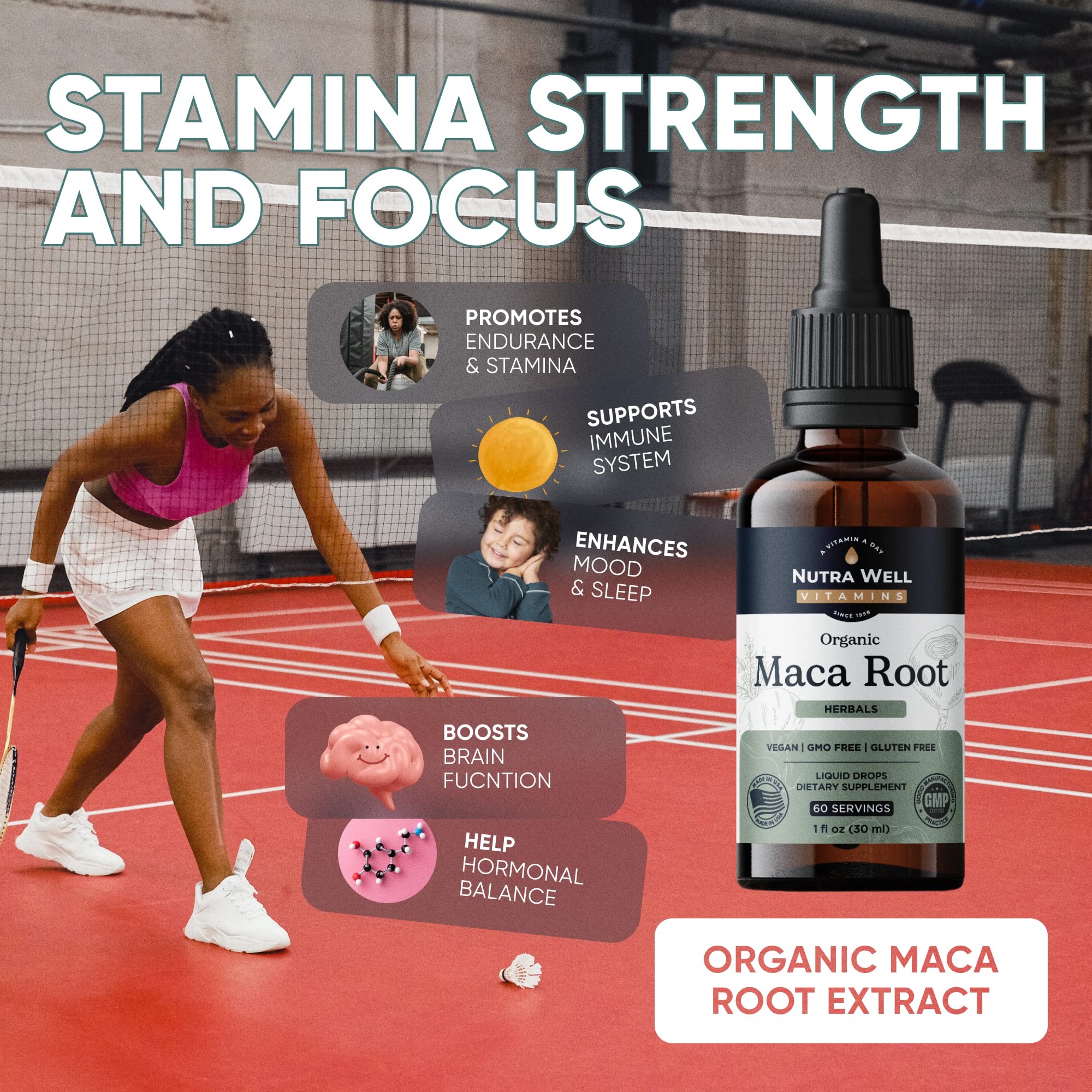 soy-free maca root drops
