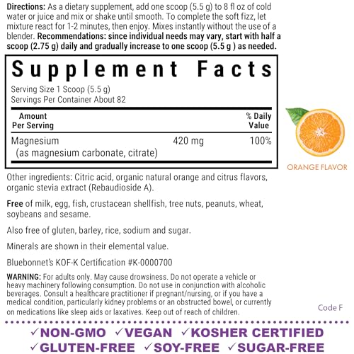 Soy-free magnesium supplement for daily use