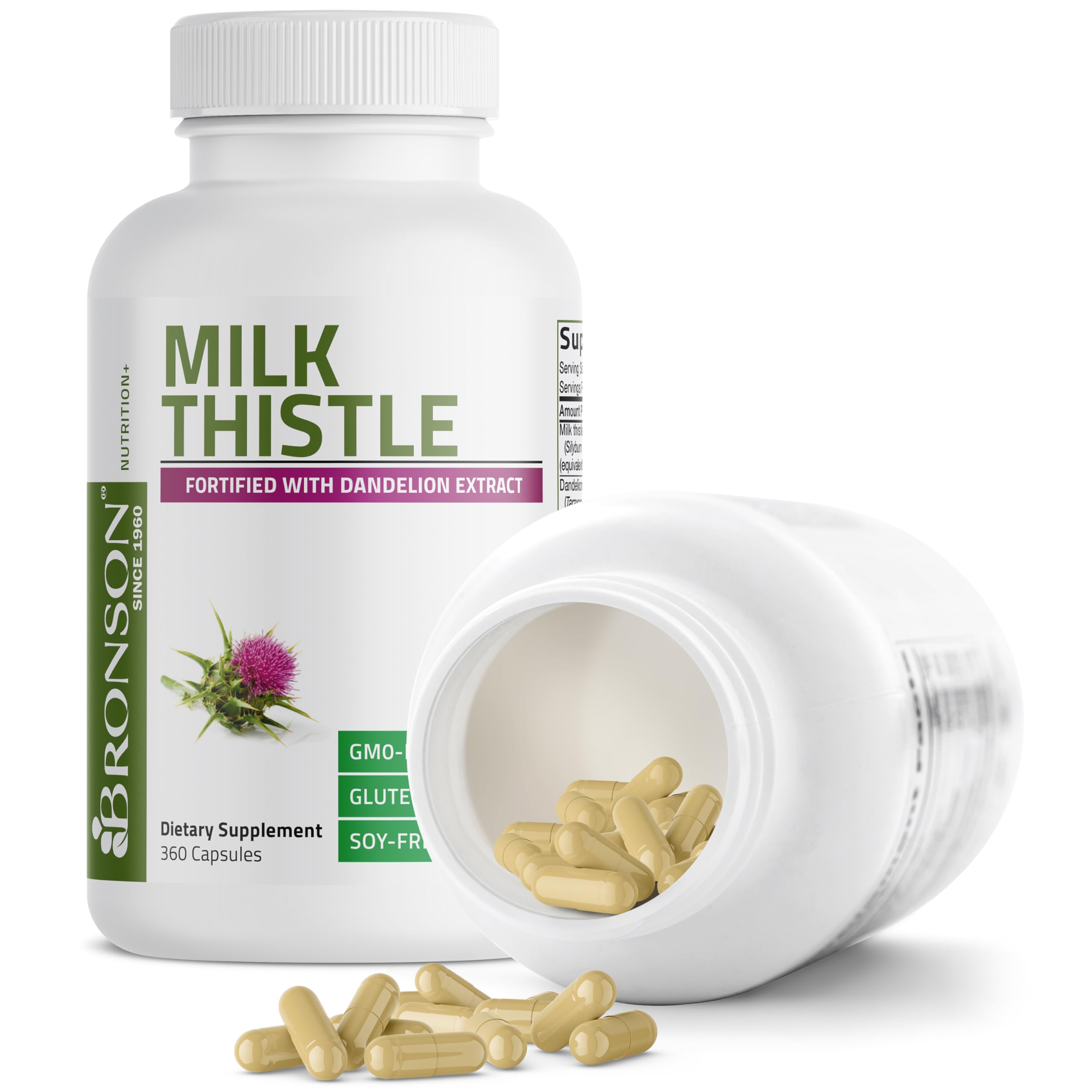 soy-free milk thistle dietary supplement