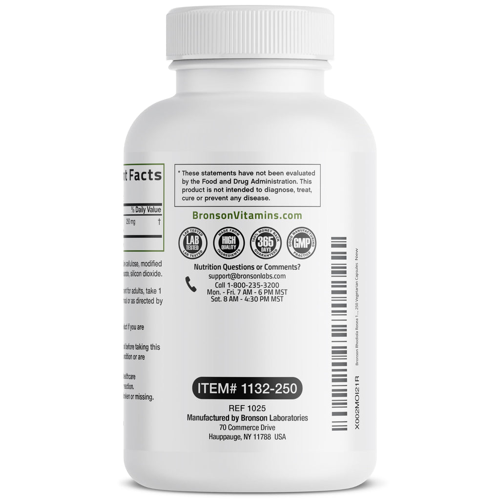 soy-free Rhodiola Rosea for mental clarity
