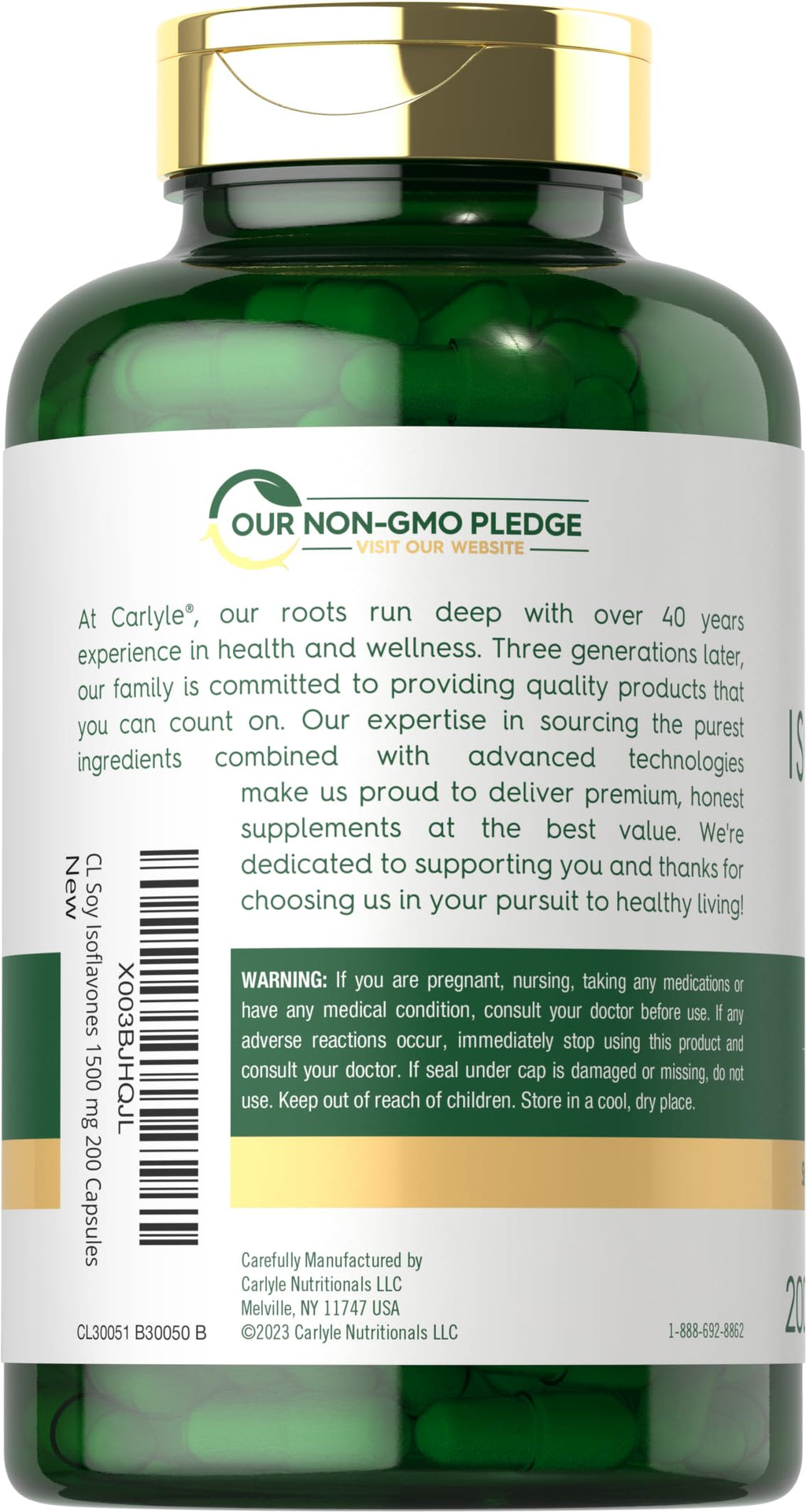 Soy isoflavones for men's health support