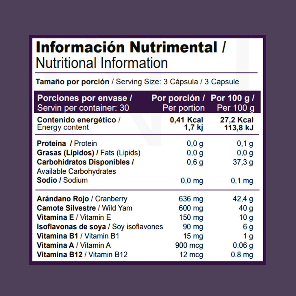 soy isoflavones with blueberry extract