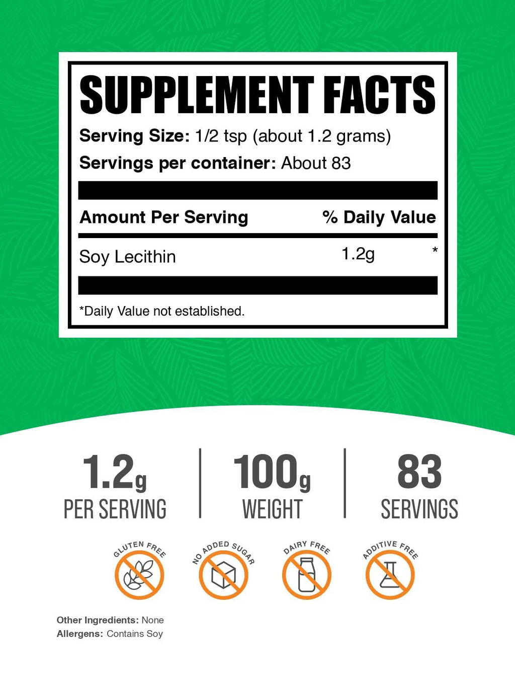 Soy Lecithin Powder for healthy recipes