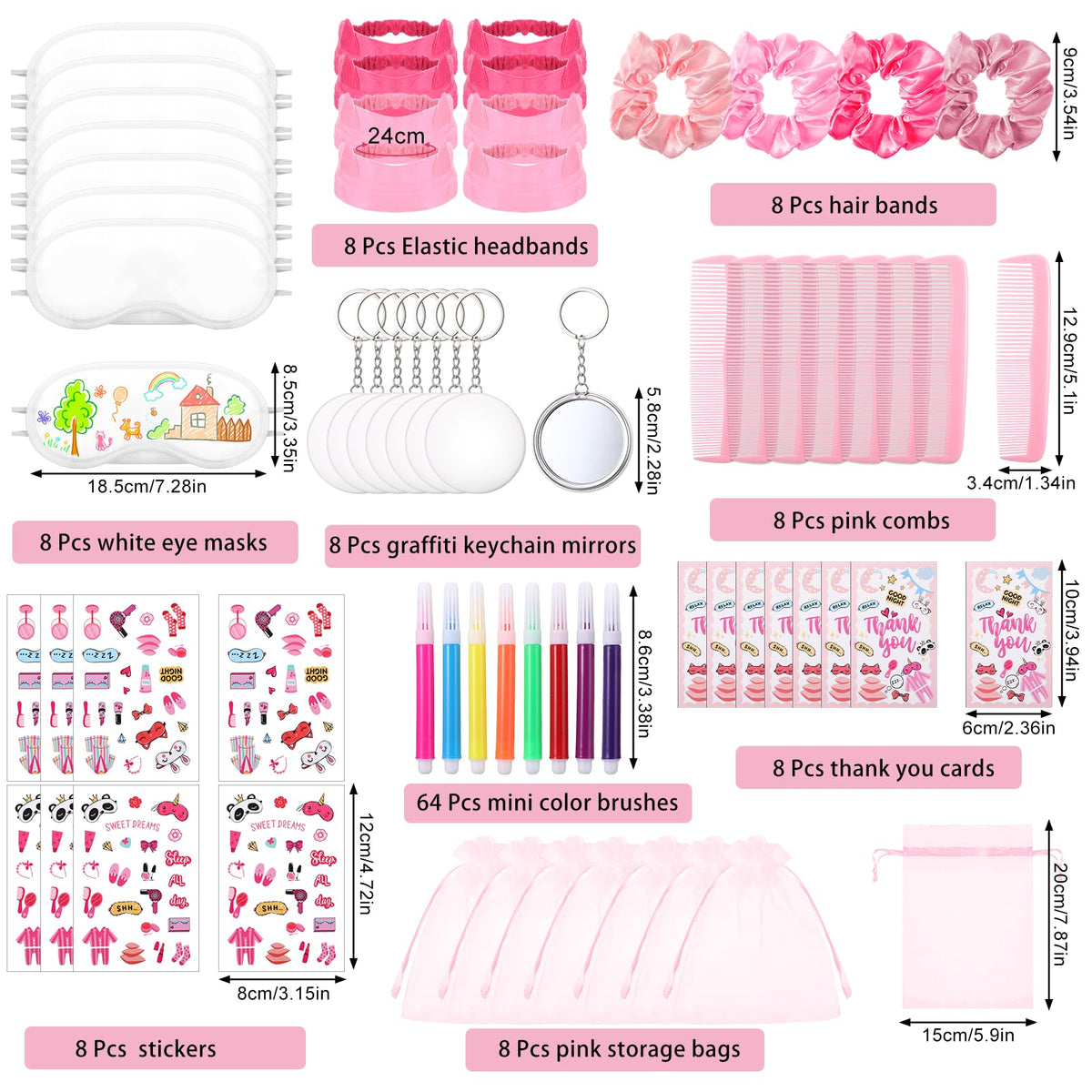 spa slumber party favours for kids