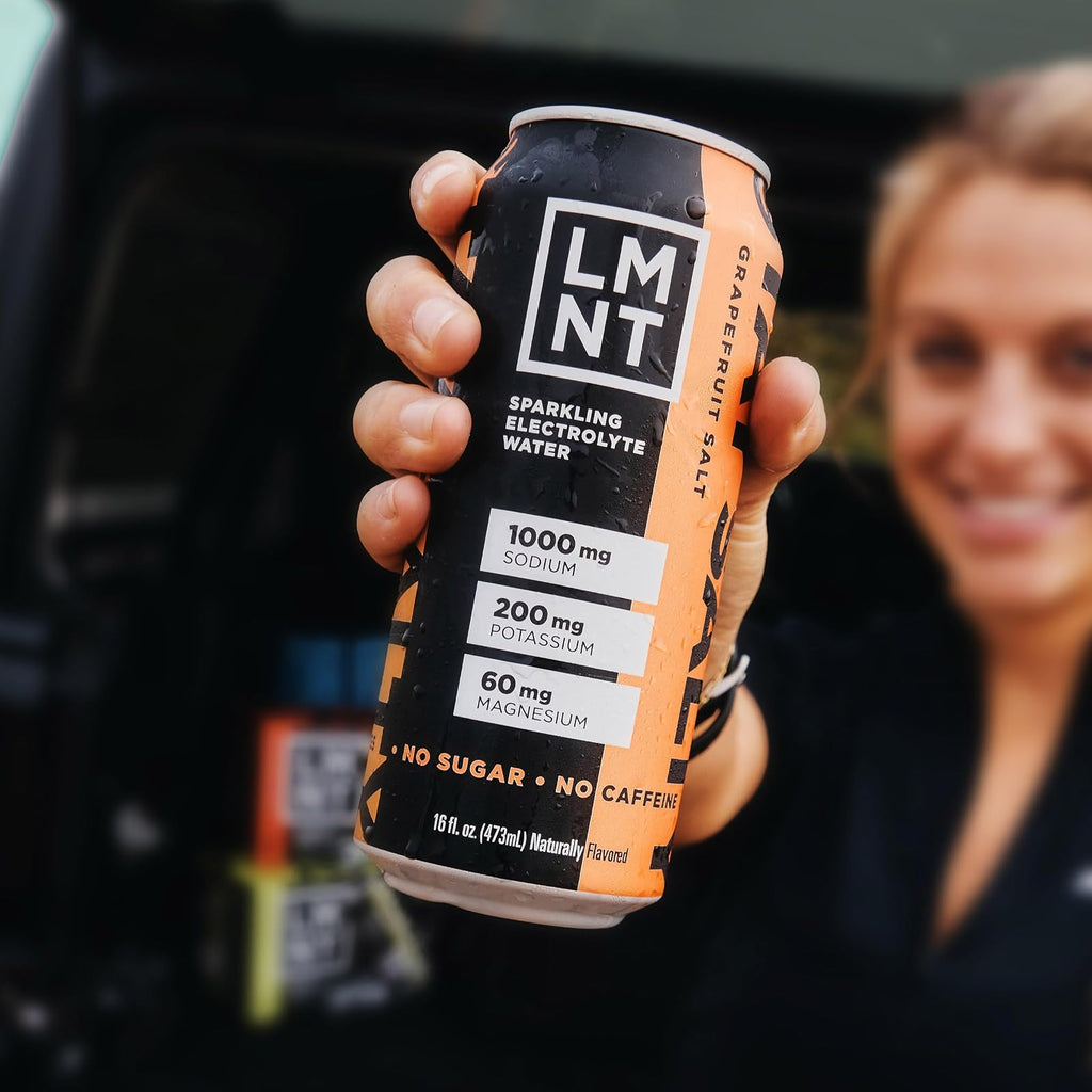 sparkling drink with essential electrolytes