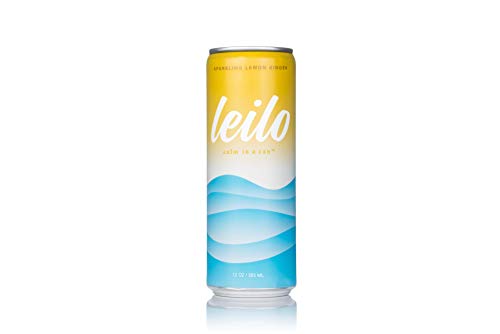 sparkling lemon ginger kava beverage