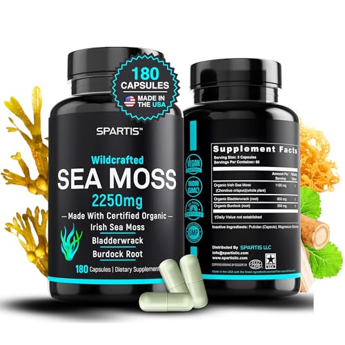 SPARTIS organic sea moss capsules