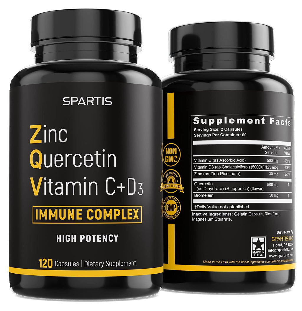 SPARTIS Zinc Quercetin capsules for immunity