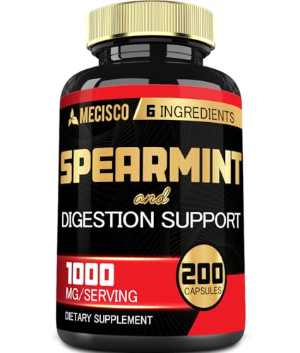 Spearmint ginger capsules for digestion