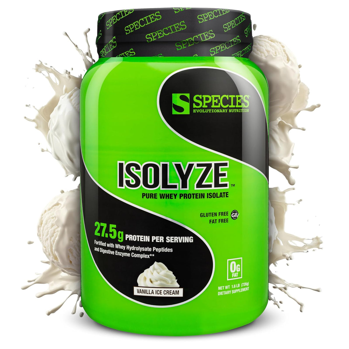 Species Nutrition vanilla cream protein powder