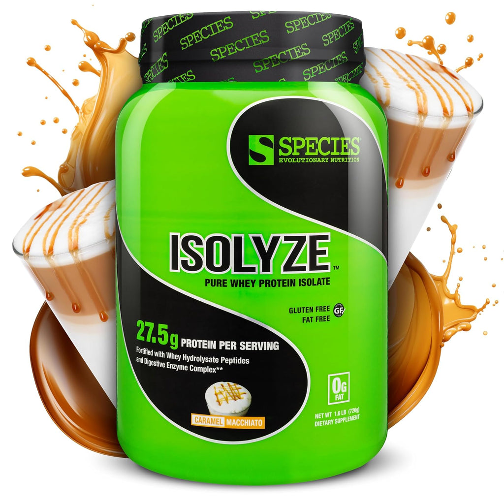 Species Nutrition whey protein caramel flavour